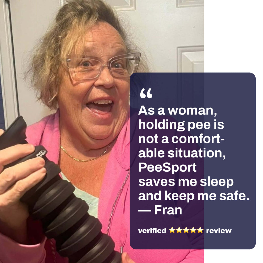 PeeSport New Women's Pee Device: Pee Funnel & Bottle In One!