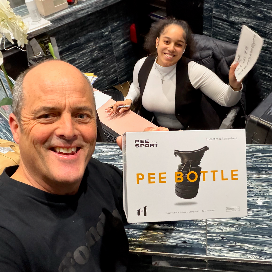 PeeSport® Premium Pee Bottle | Shark Tank Portable Urinal (Official)
